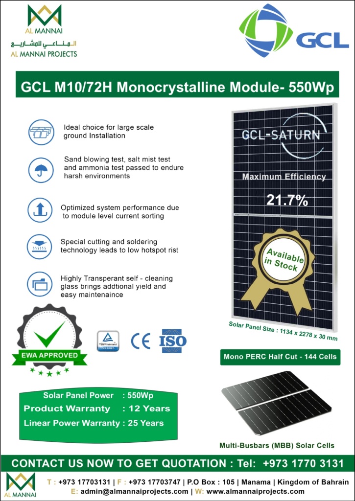 Ready Stock Available…!!! GCL M10/72H High Efficiency Mono crystalline ...